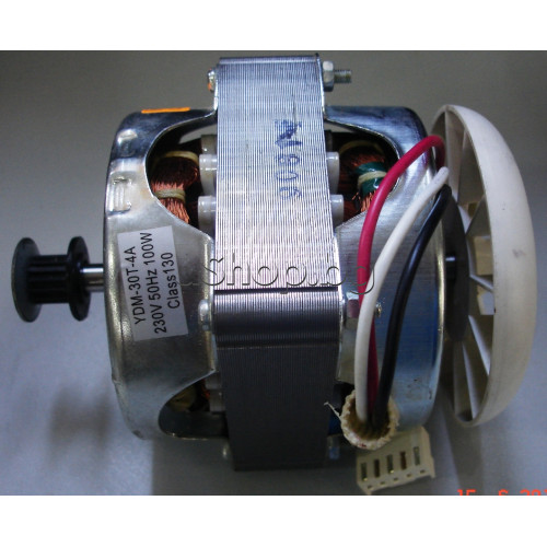 Електродвигател (YDM-30T-4A) 230VAC 50Hz 100W за хлебопекарна,3-изв.с куплунг ,Gorenje,Moulinex ...